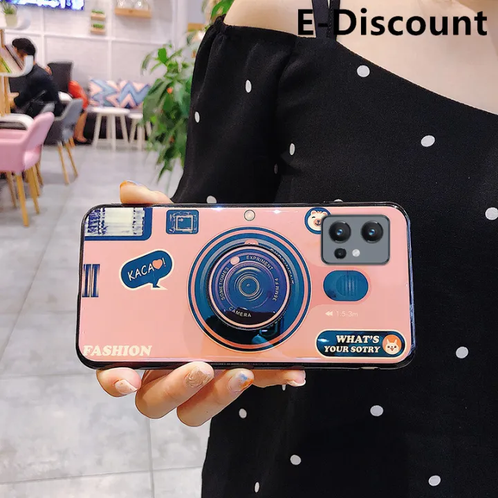 For VIVO Y75 5G Back Cover Cute 3D Design Camera Phone Cases with Stand ...