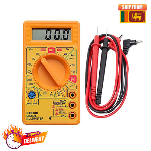 Digital Multimeter with Buzzer Square Wave Output Voltage Ampere Ohm ...