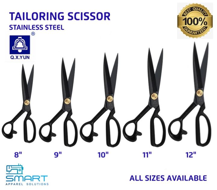 QX YUN High Quality Tailoring Scissor in ALL SIZES 8", 9", 10", 11", 12 ...