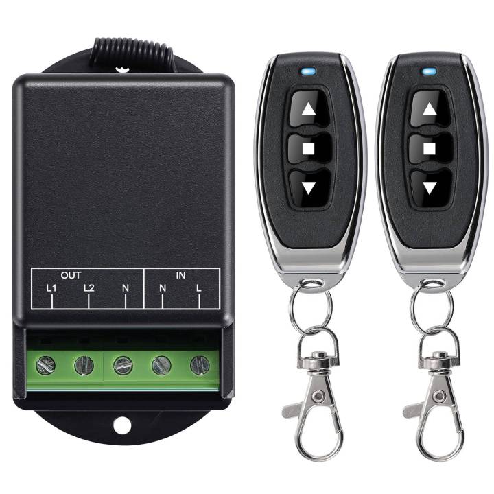 1 Set 433MHZ Remote Control Switch Water Pump Remote Control Switch AC ...