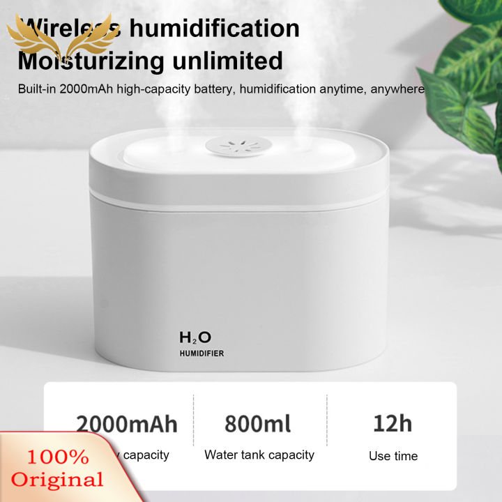 Humidifier USB Rechargeable 2 Mist Modes Continuous/Intermittent ...