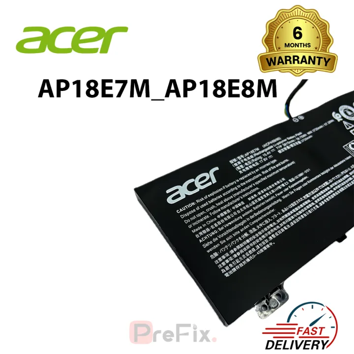 Acer AP18E7M AP18E8M Original Laptop Battery 11.55V 48Wh for Aspire 5 ...