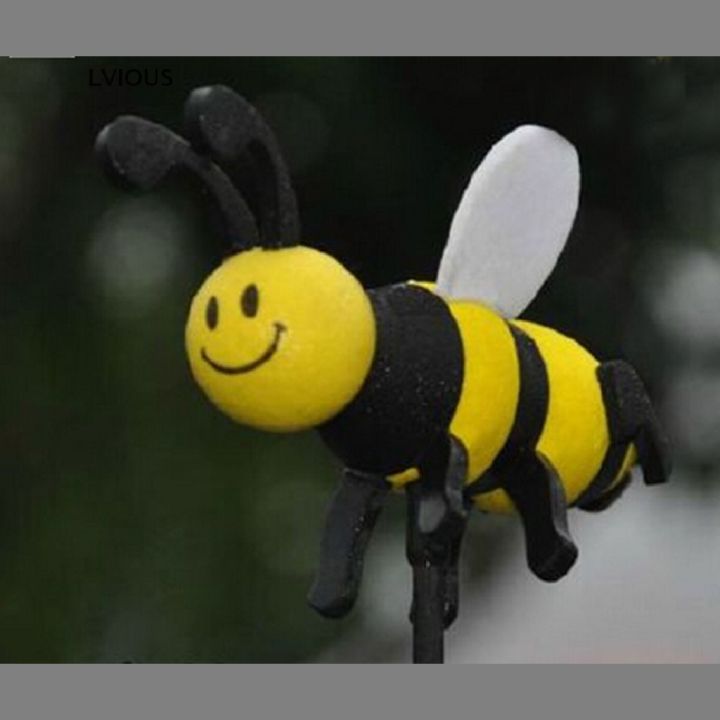 LVIOUS Car Antenna Toppers Cute Smiley Honey Bumble Bee Aerial Ball ...