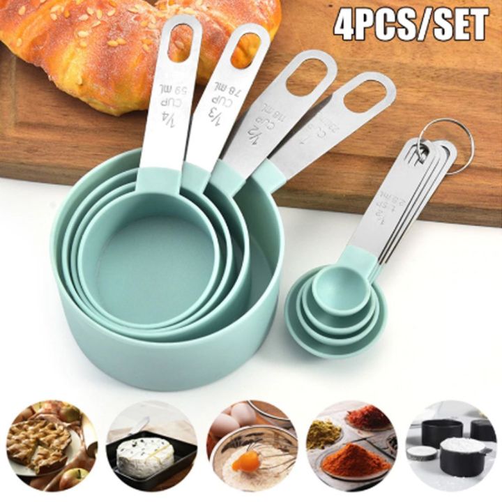 4 Pcs/Set Baking Supplies With Scale Measuring Tools Kitchen Gadgets ...