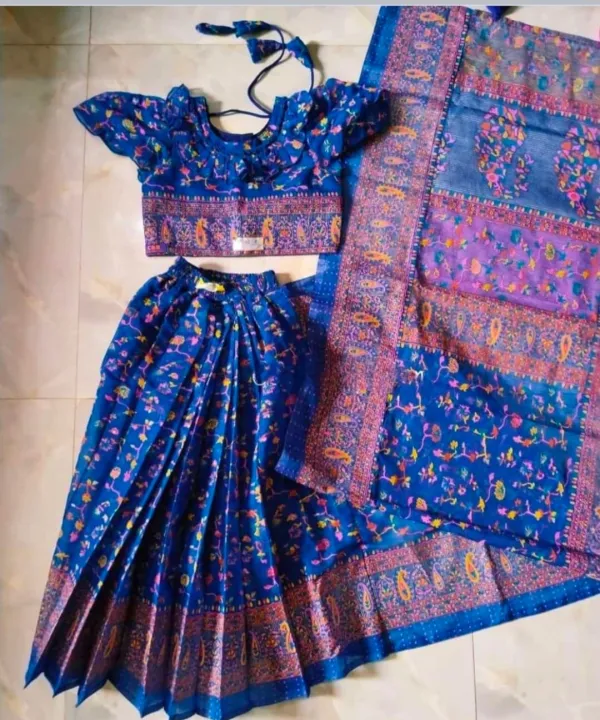 Ready sari For baby Girls (2-6y) [Sari + belawj+ peti cort ] | Daraz.lk