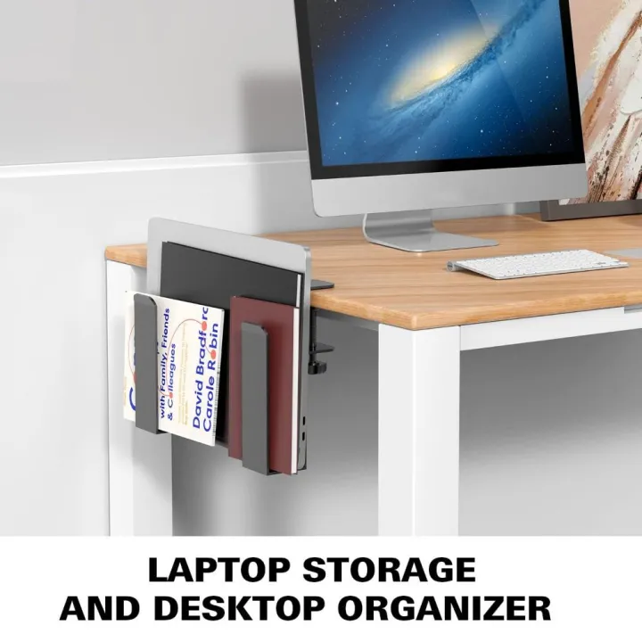 High Quality Adjustable Under Desk Laptop Mount Clamp on Punch-Free ...