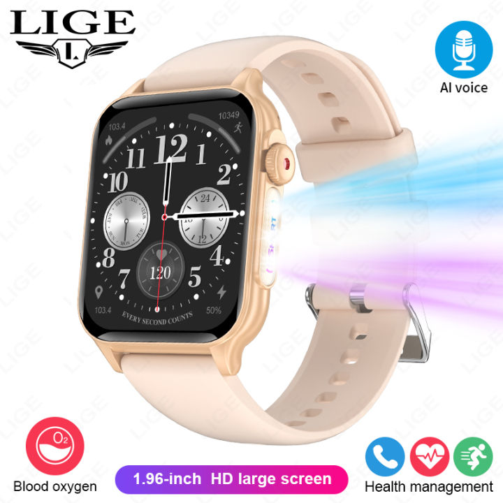 LIGE Smart Watch LED Breathing Light Sport Tracker Bracelet Health ...