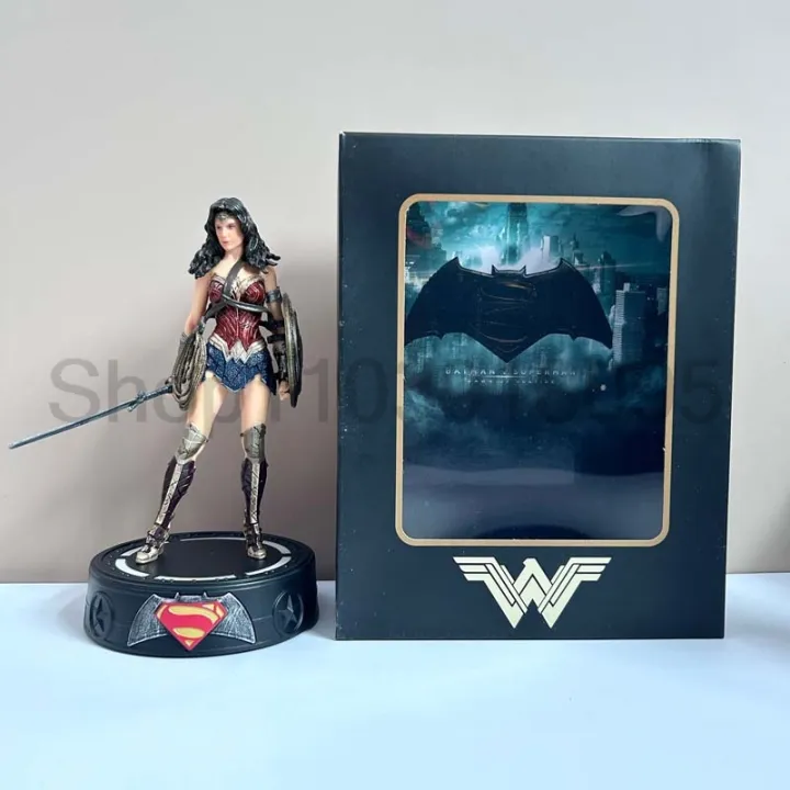LED Justice League Batman Wonder Women Superman Figure Model Toy ...