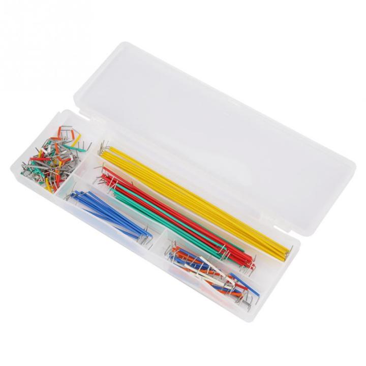 Jumper Wire 140pcs with Plastic Box Breadboard Solid Wire Connectors ...
