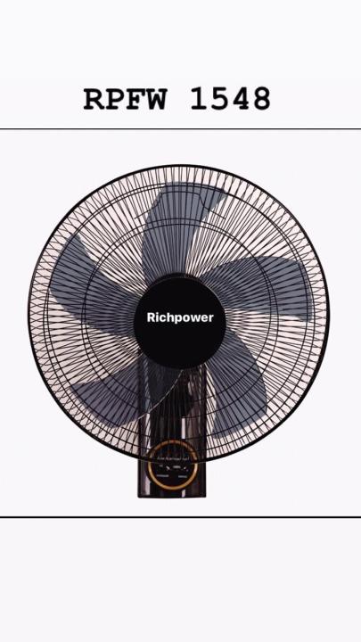 Richpower Remote 16 Wall Fan RP1548R | Daraz.lk