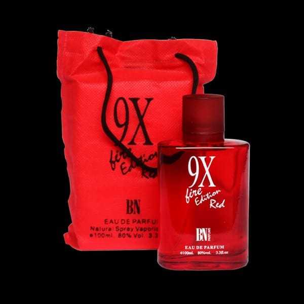 9X Fine Red Perfume - 100ml Perfume Fragrance for Men - Eau de Parfum ...