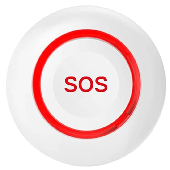 SOS Alarm Button Battery Rechargeable Elderly Smart Emergency Panic ...