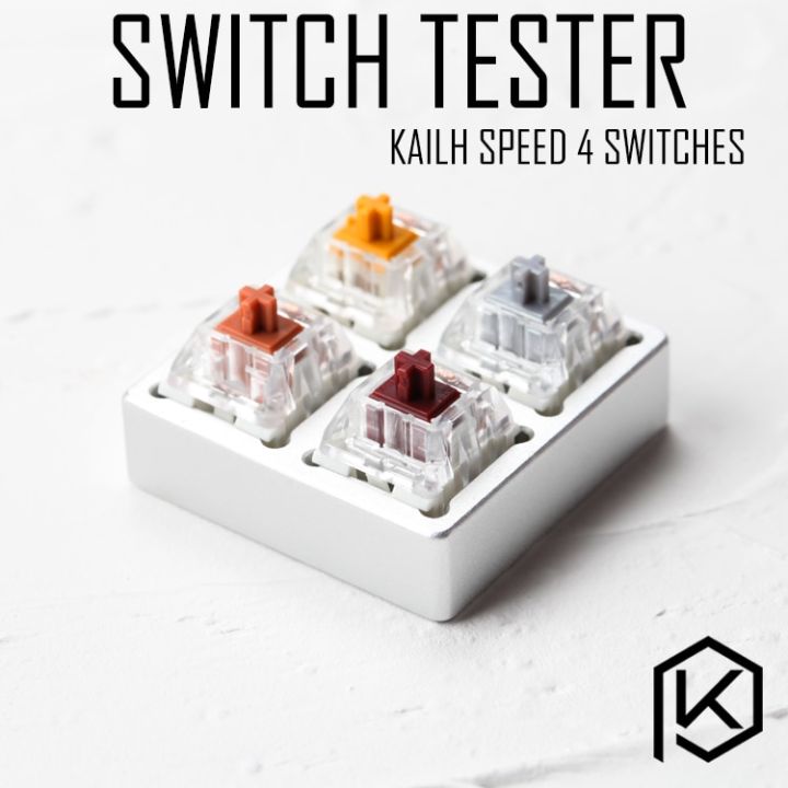 aluminum Switch Tester 2X2 for kailh speed switches bronze golden ...