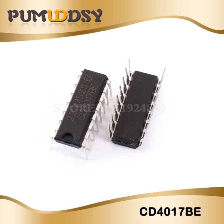 【Happy childhood memories】10pcs,CD4017 CD4017BE DECADE COUNTER DIVIDER | Daraz.lk