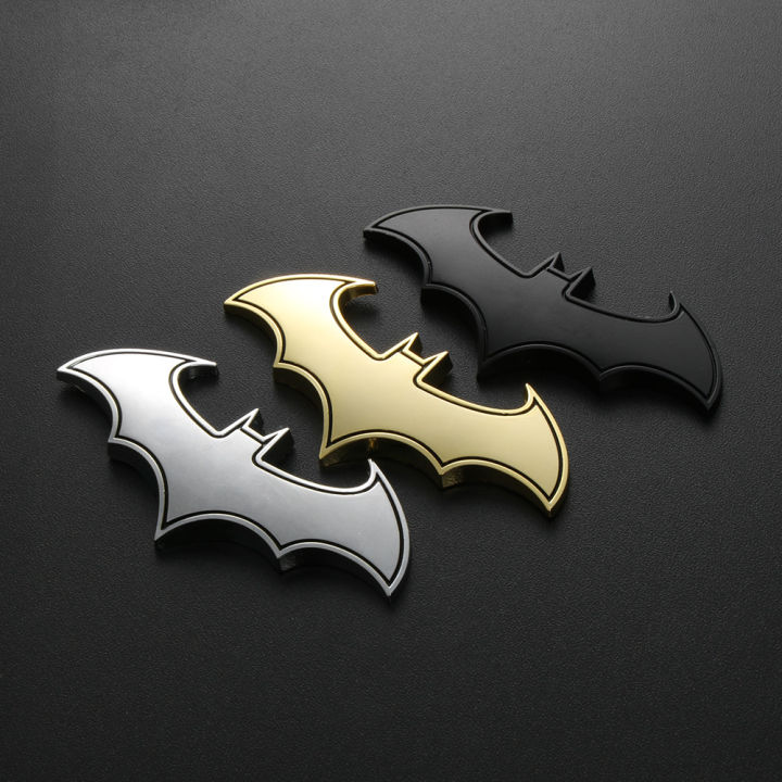 New 3D Car Sticker Metal Bat Decal Gold/Silver/Black Auto Vehicle ...