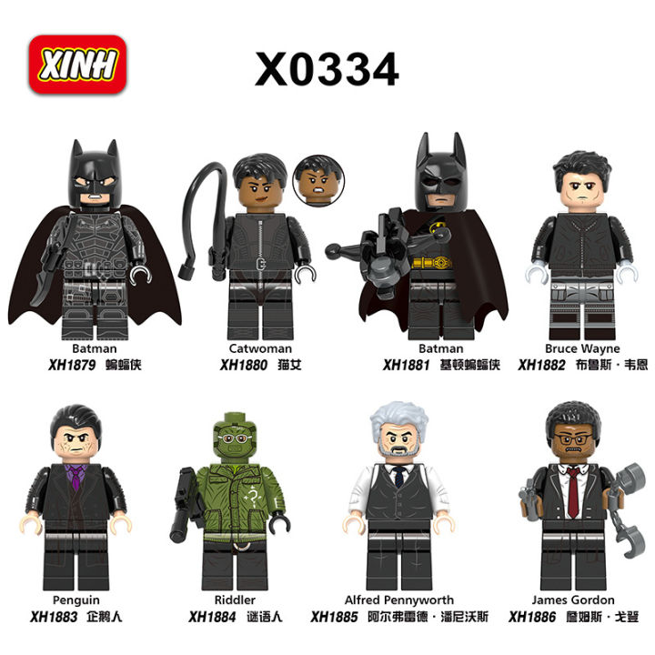 Single Sale Marvel Batman Figures Building Blocks Catwoman James Gordon ...