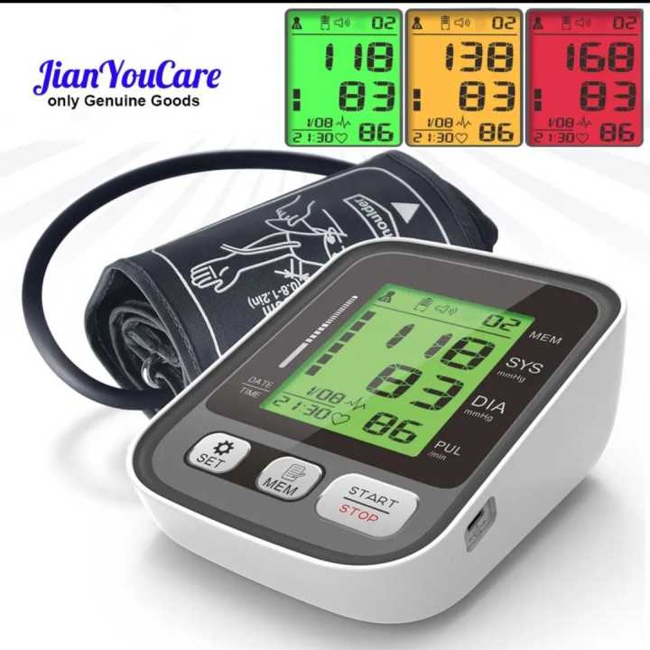 【Deal】 Fully Automatic Arm-type Digital Blood Pressure Monitor with ...