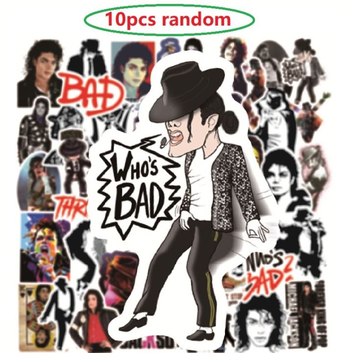 【happy one】Rock Singer Michael Jackson Graffiti Stickers Suitcase ...