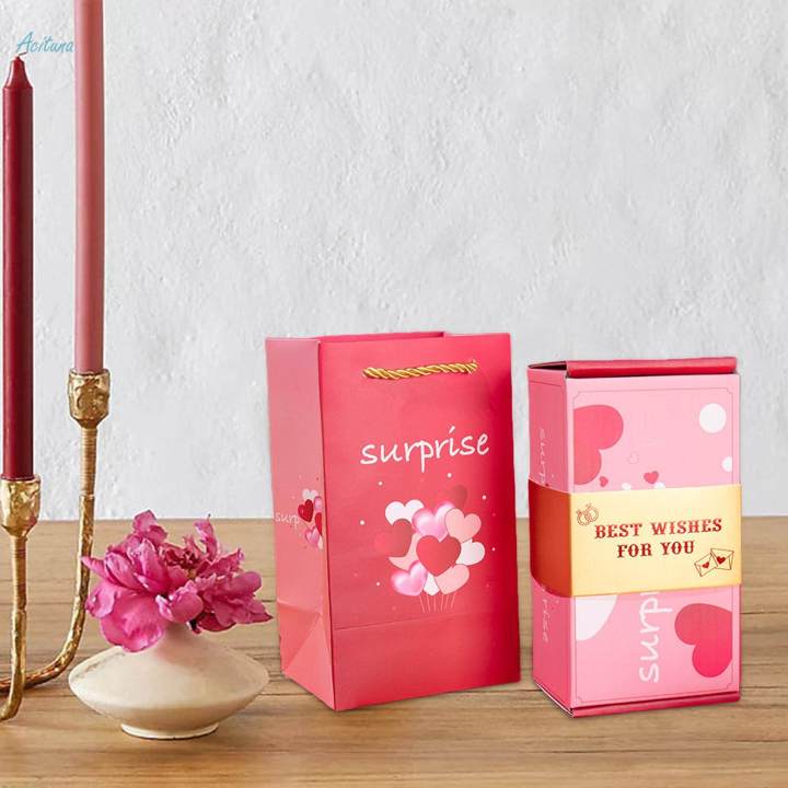 Money Gift Box Crafts Envelope Box for Anniversary Bridal Showers ...