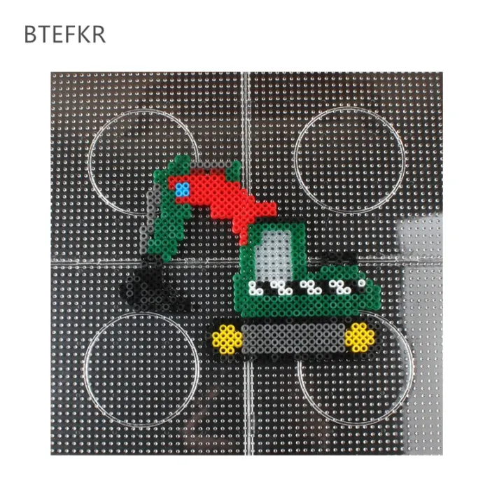 2.6mm/5mm Hama Bead Square Pegboard 3D Puzzle Template For Perler Beads ...