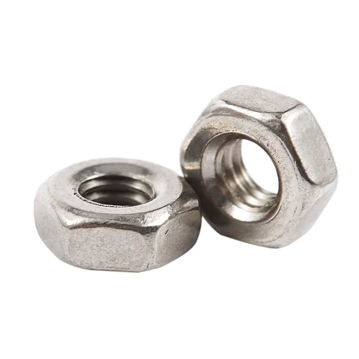 300Pcs M3 3mm Female Thread Hex Metal Nut Fastener Silver Tone | Daraz.lk