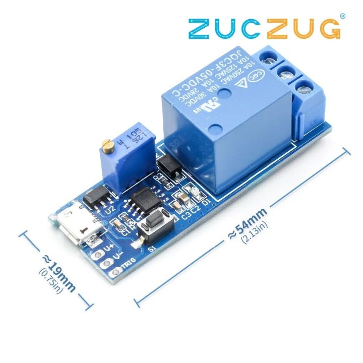 【KAMDSS015】Trigger Delay Timer Relay Conduction Relay Module Time Delay ...