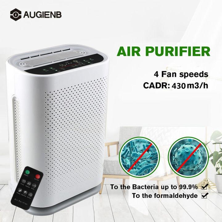 AUGIENB Air Purifier for Home Large Room with True HEPA Filter ...