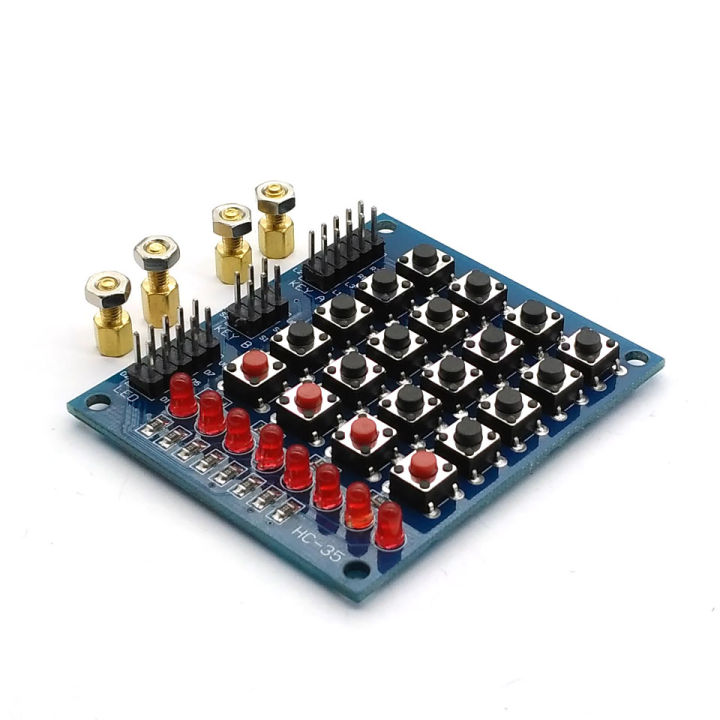 【LitWorld】4X4 For Arduino Array 16 Key Push Buttons Tastatur Switch ...