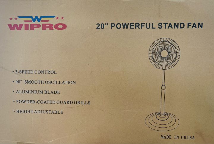 Wipro 20" Powerful Stand Fan - WSF-5020 | Daraz.lk