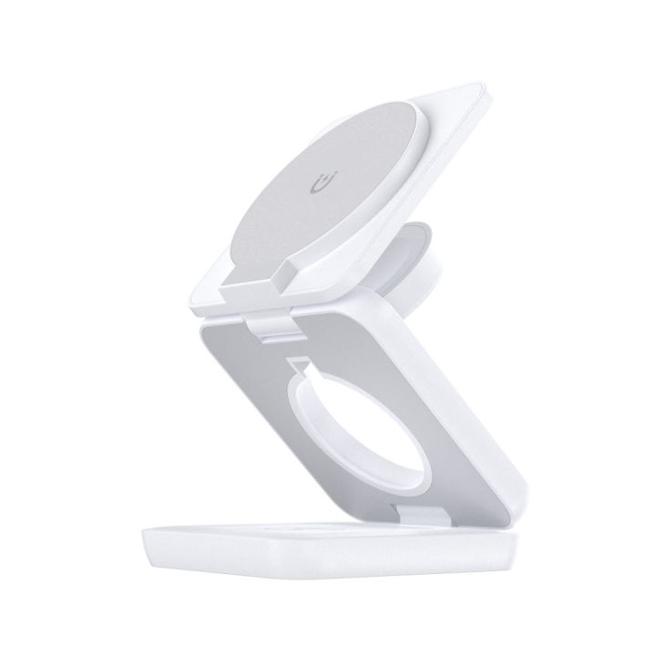 3 in 1 Foldable Magnetic Wireless Stand For iP15, 14, 13, 12 Pro/Max ...