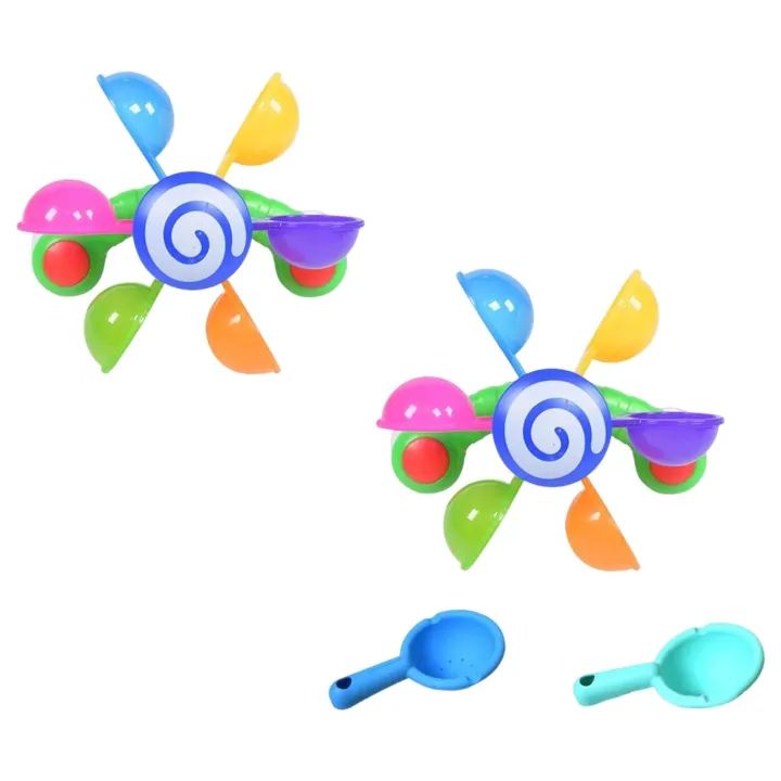 Baby Bath Shower Windmill Toy Bathing Whirling Waterfall for Toddler ...