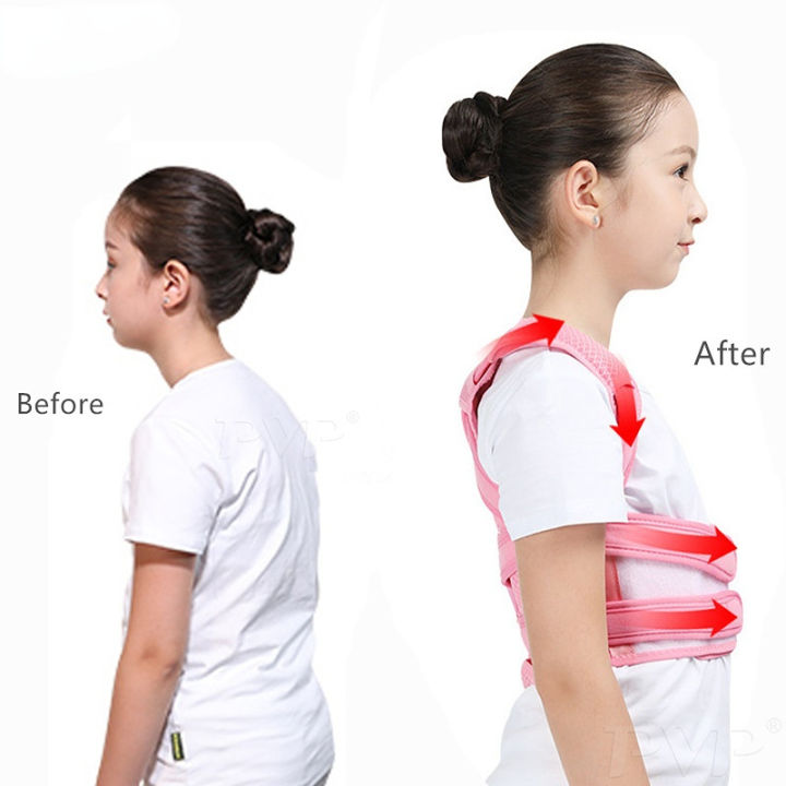 Back Corset Posture Corrector Belt Shoulder Support Waist Brace ...
