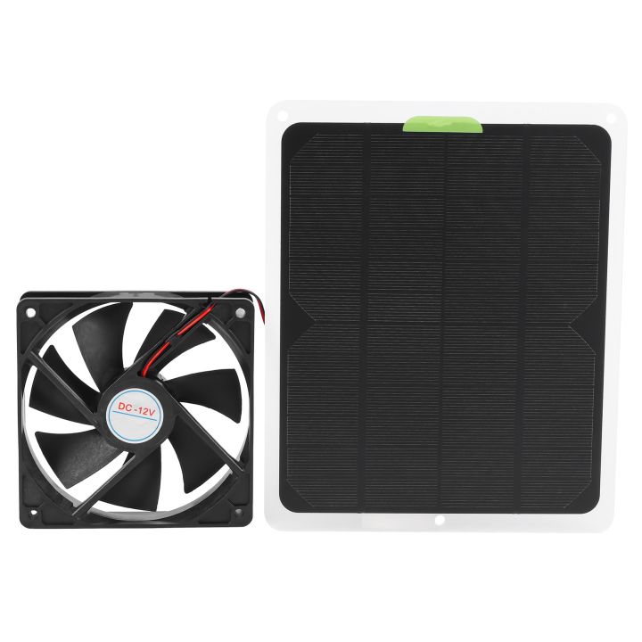 RV Solar Exhaust Fan 50W 6 Inch Mini Ventilator IP65 Waterproof Solar ...