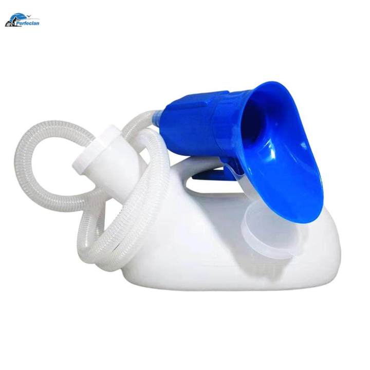2000ml Men Women Urinal Bottle Bucket Pee Holder w/Tube For Travel Camp ...