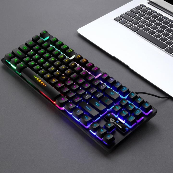 GK-10 Characters 87 Keys Gaming Keyboard for Laptop/PC | Daraz.lk