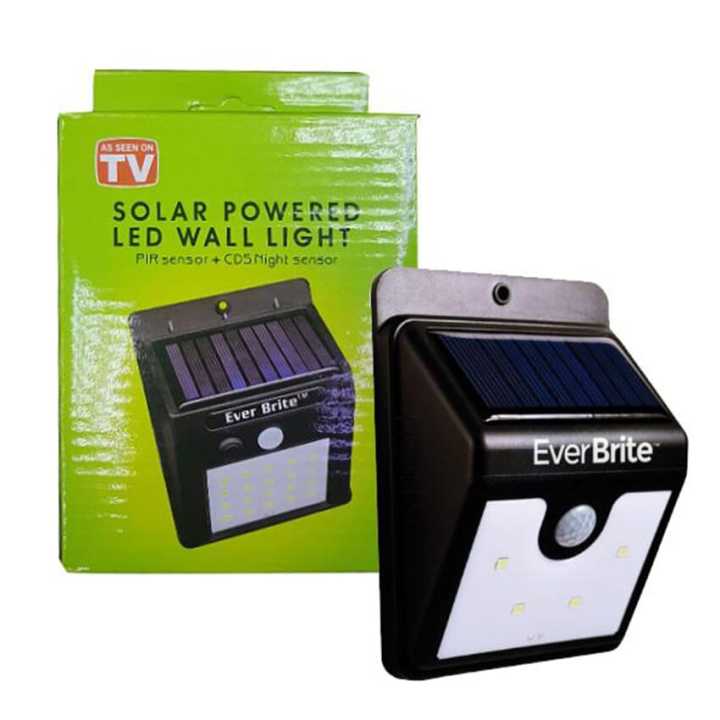 Solar Powered LED Wall Light - Everbrite (16 PCS) | Daraz.lk