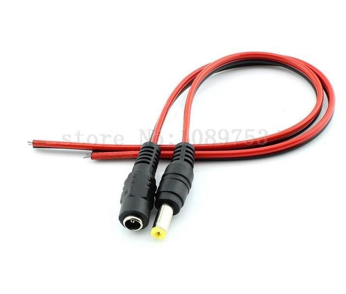 DC Coaxial Power Connectors 40-Pack DC Power Jack Connectors - 2.1mm X ...