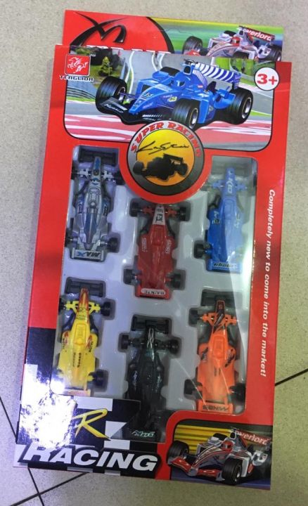6 Mini Racing Car Set Toys For Kids | Daraz.lk
