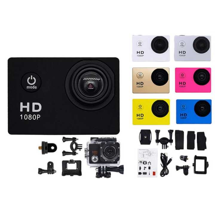 The New Trendy New Waterproof 12MP Camera HD 1080P 32GB Outdoor Sports ...