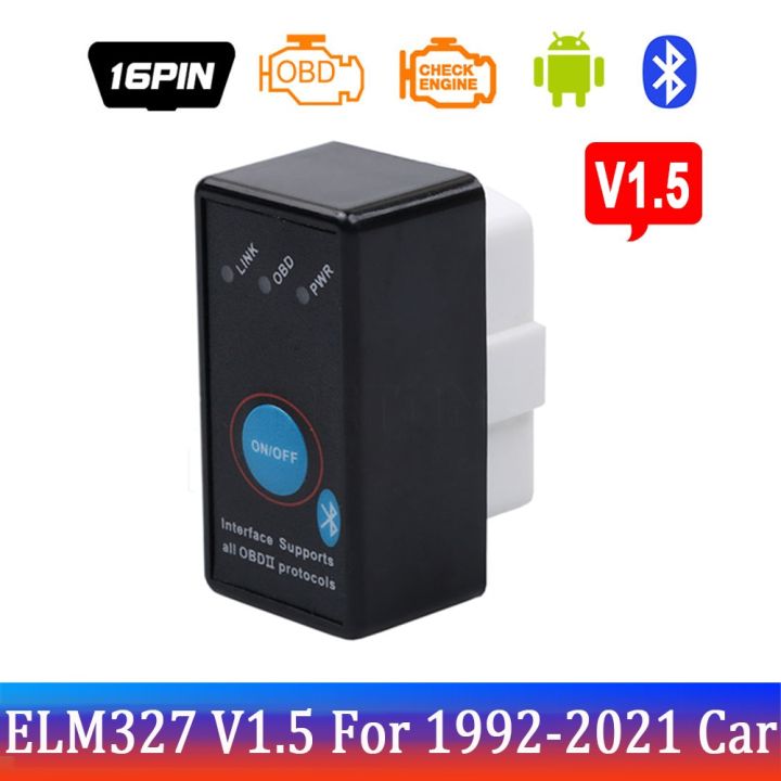 Elm327 OBD2 V1.5 Elm 327 V 1.5 OBD 2 Car Diagnostic-Tool Scanner Mini ...