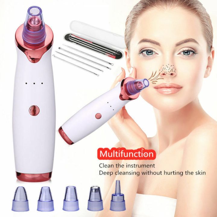 Blackhead Remover Facial Skin Cleanser Acne Vacuum Suction Pore Cleaner ...