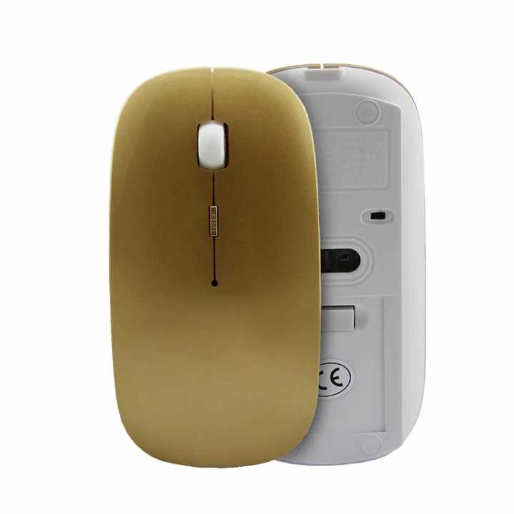 GB Tech Rechargeable Wireless Mouse Silent Gaming USB Mice 2.4G Optical ...