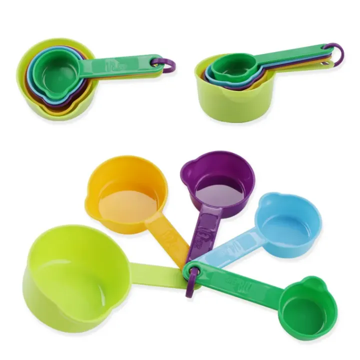 Measuring Cup Set 5-Piece Essential Kitchen Baking Tools for Measuring ...