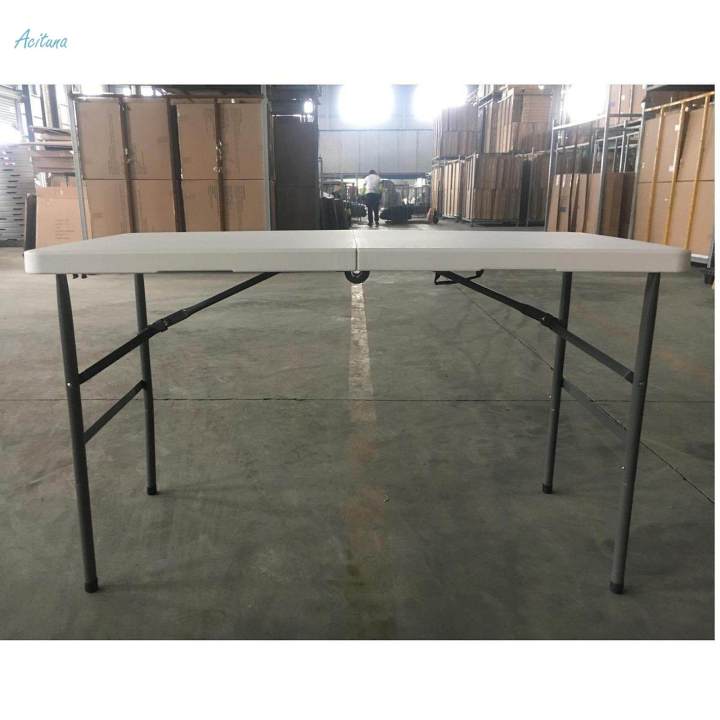 Foldable Table Portable Picnic Table for Outdoor Indoor Commercial ...