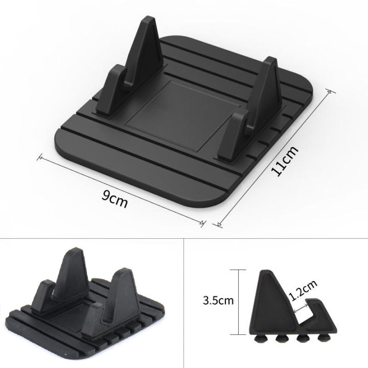 Car dashboard non-slip rubber mat phone mount holder pad universal ...