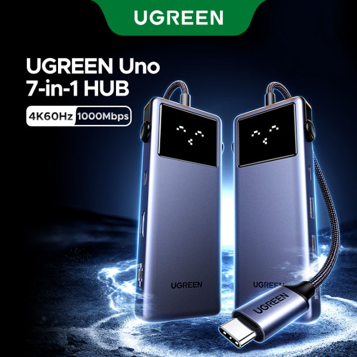 UGREEN Uno USB C HUB 7-in-1 6-in-1 5-in-1 4K60Hz PD100W 10Gbps USB3.2 ...