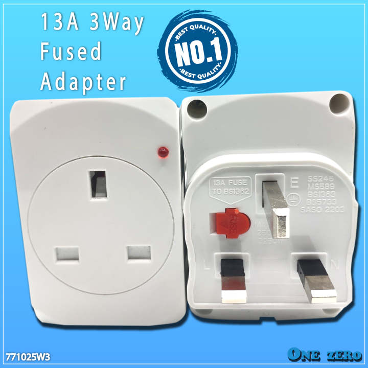 13A 3Way Multi Adapter - 771025 | Daraz.lk