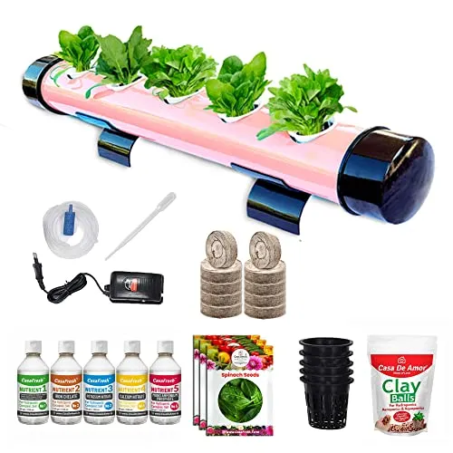 Casa De Amor Hydroponics Kit for 5 Plants Home, Garden, Small Balconies ...