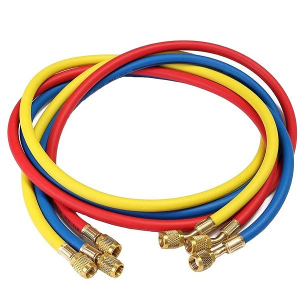 Air Condition HVAC Refrigerant Charging Hose Set R134A R410A R22 R12 (3 Feet |5 Feet) | Daraz.lk