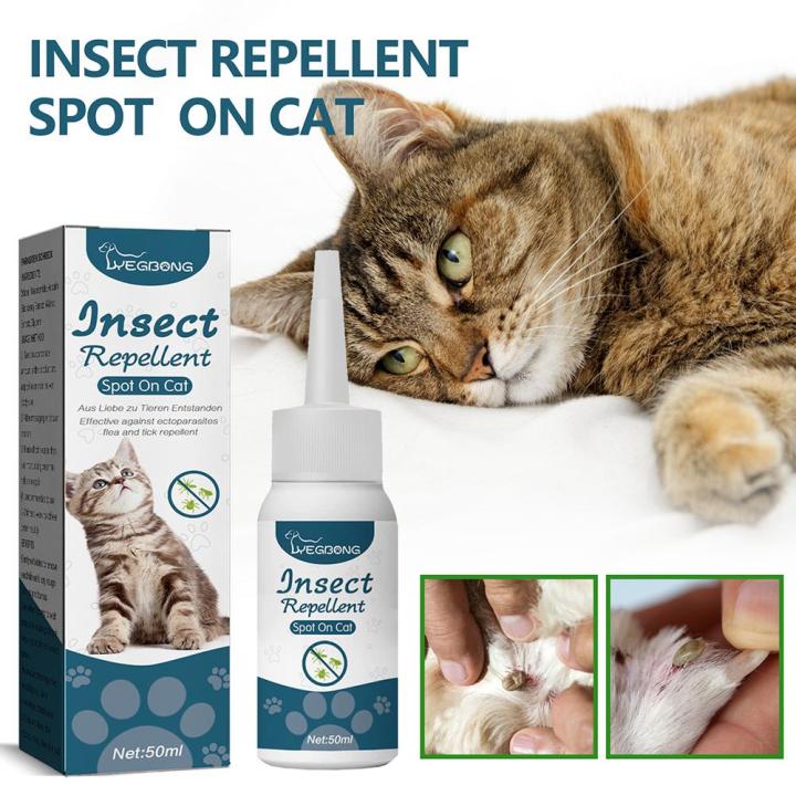 【b1598253】Pet Flea Killer Drops Anti Fleas Cats Ticks Mite Drops ...